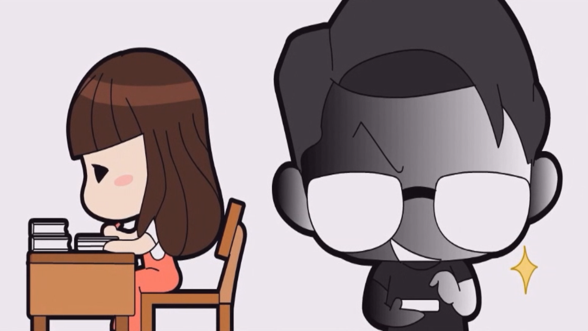 Love Story of Sean & Kim - Love Story | Wedding Cartoon Animation ...